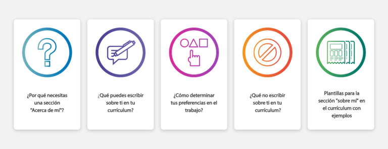 ¿Qué Escribir en la Sección "Acerca de mí" del CV? Ejemplos - CV2You Blog